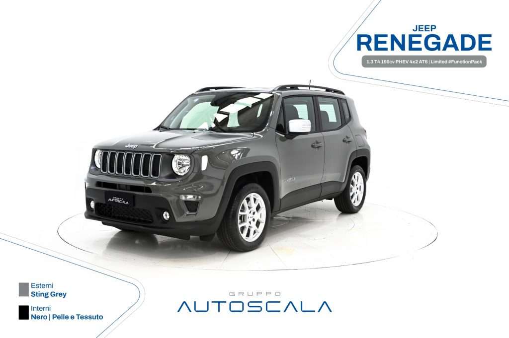 Jeep Renegade1.3 T4 190CV PHEV 4xe AT6 Limited #FunctionPack