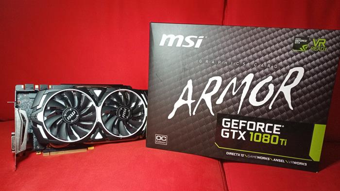 MSI NVIDIA GEFORCE GTX 1080 TI ARMOR 11GB OC EDITION