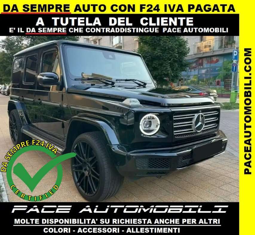 Mercedes-Benz G 350D AMG PREMIUM 4MATIC TETTO MBUX PELLE BLACK PACK