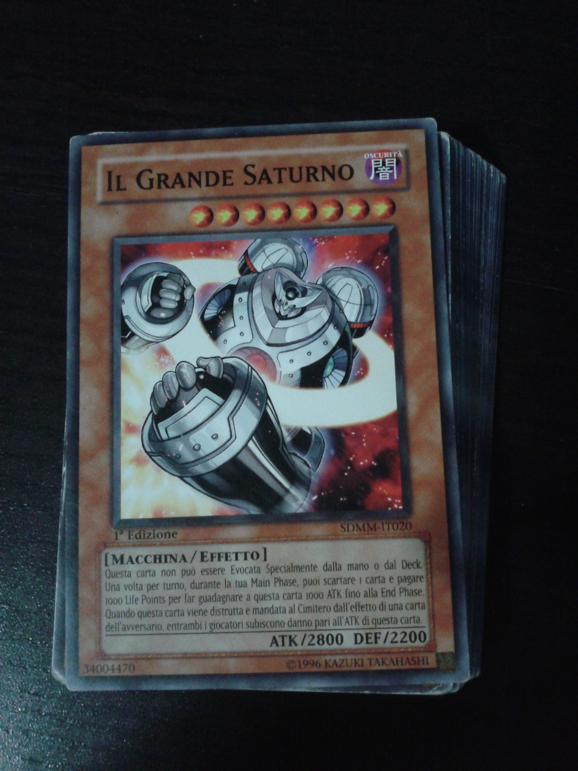 DECK YU GI OH MACCHINA (40 CARTE)