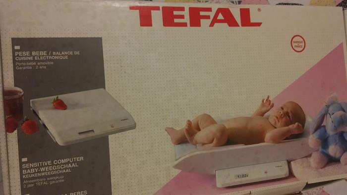 BILANCIA PESA BEBE' TEFAL