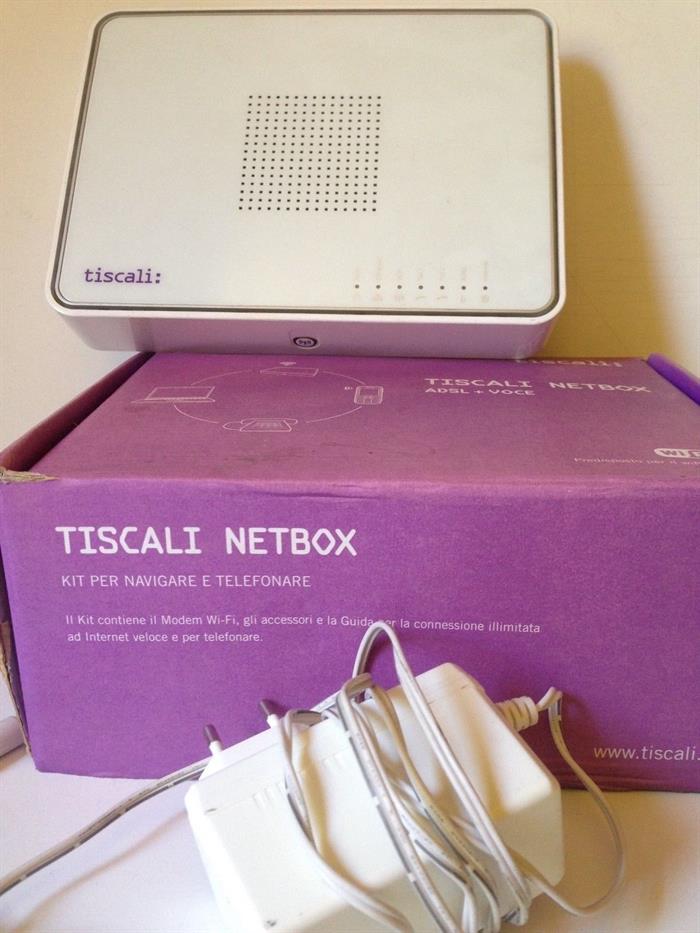 MODEM ROUTER THOMSON TG784N WIFI VOIP ETHERNET TISCALI