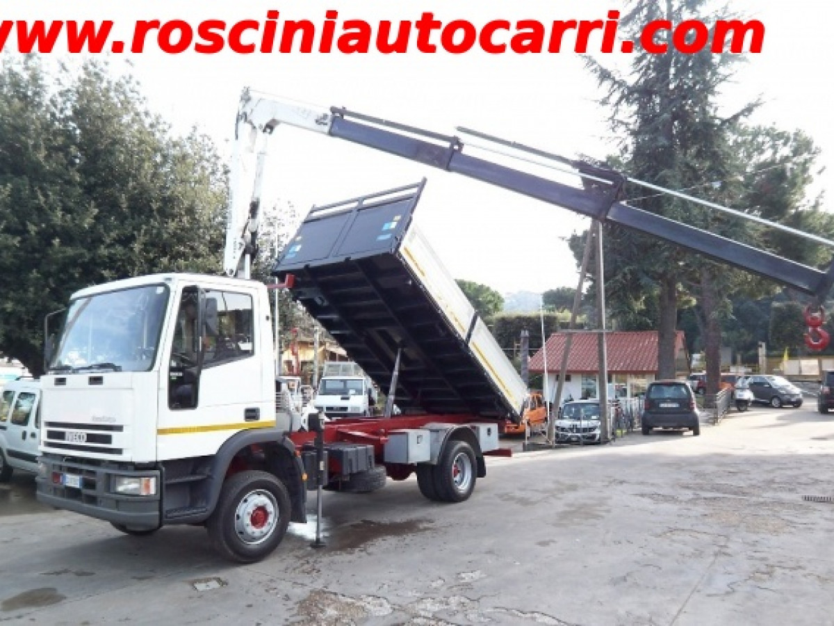 IVECO LKW/TRUCKS EUROCARGO 120 E 15 CASSONE RIB+GRU