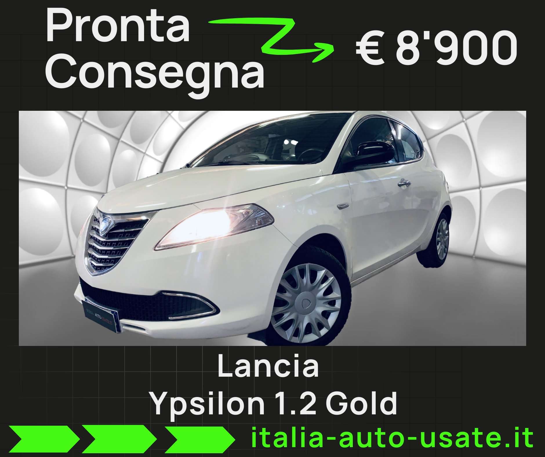 Lancia YpsilonYpsilon 1.2 8v Gold s Neopatentati