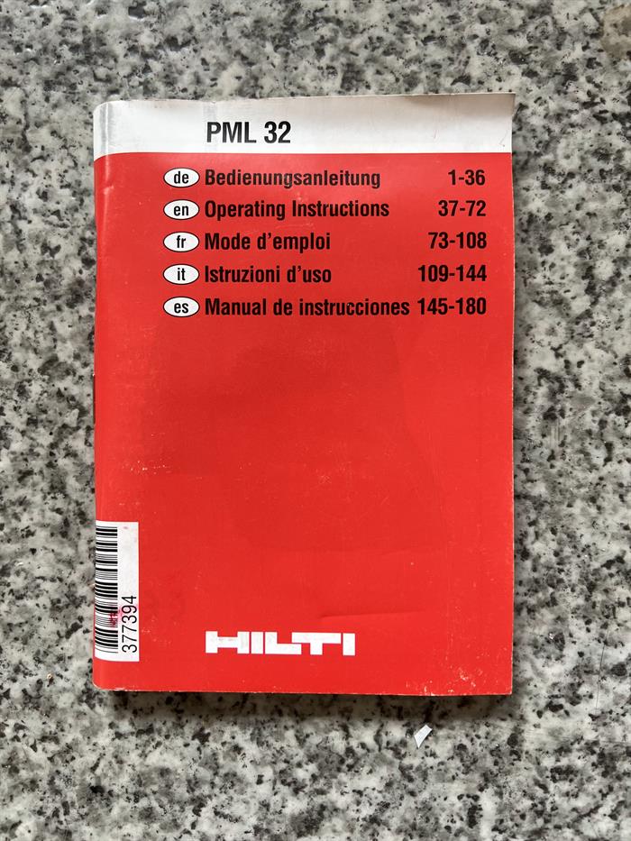 LIVELLO LASER HILTI PER INTERNI VETRINO ROTTO