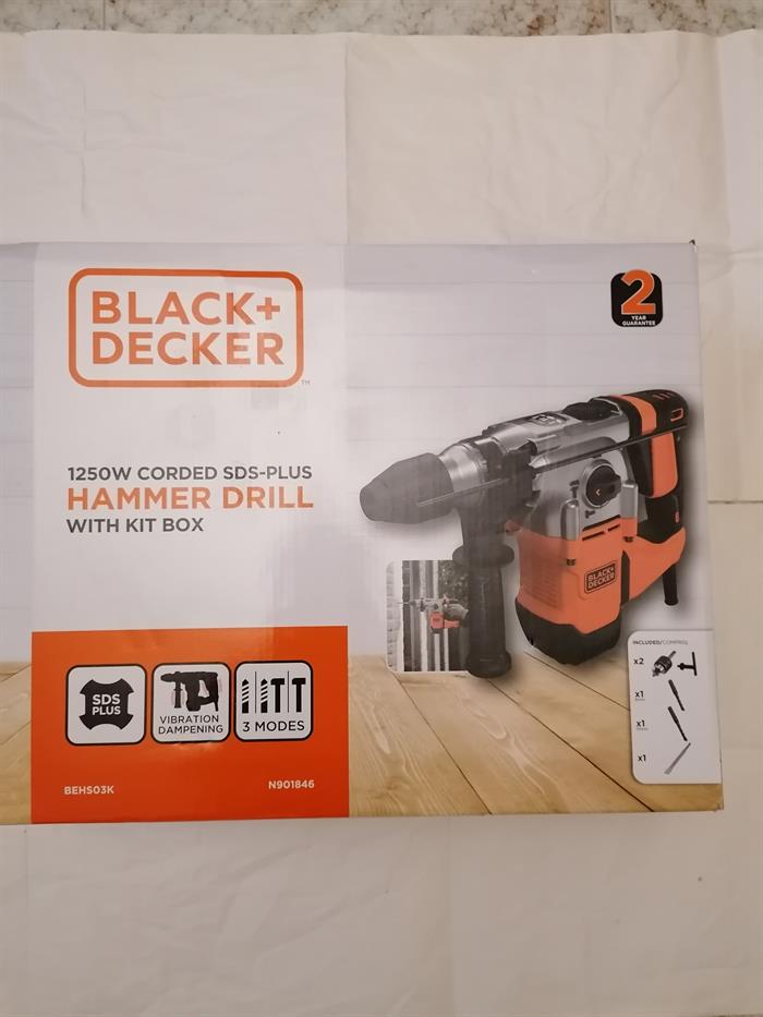 MARTELLO DEMOLITORE BLACK&DECKER BEHS03K-QS