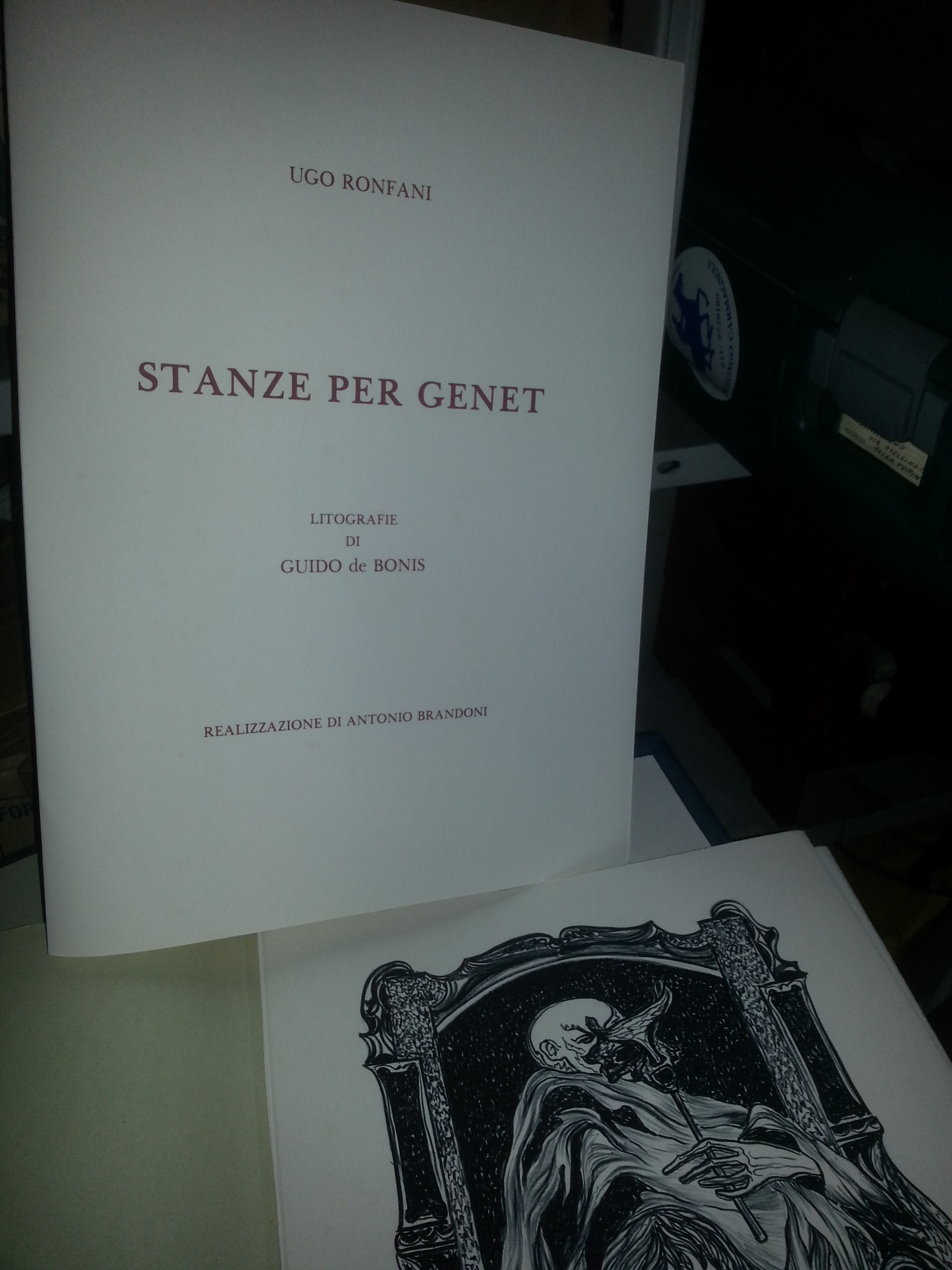 EDIZIONE D'ARTE "STANZE PER GENET"