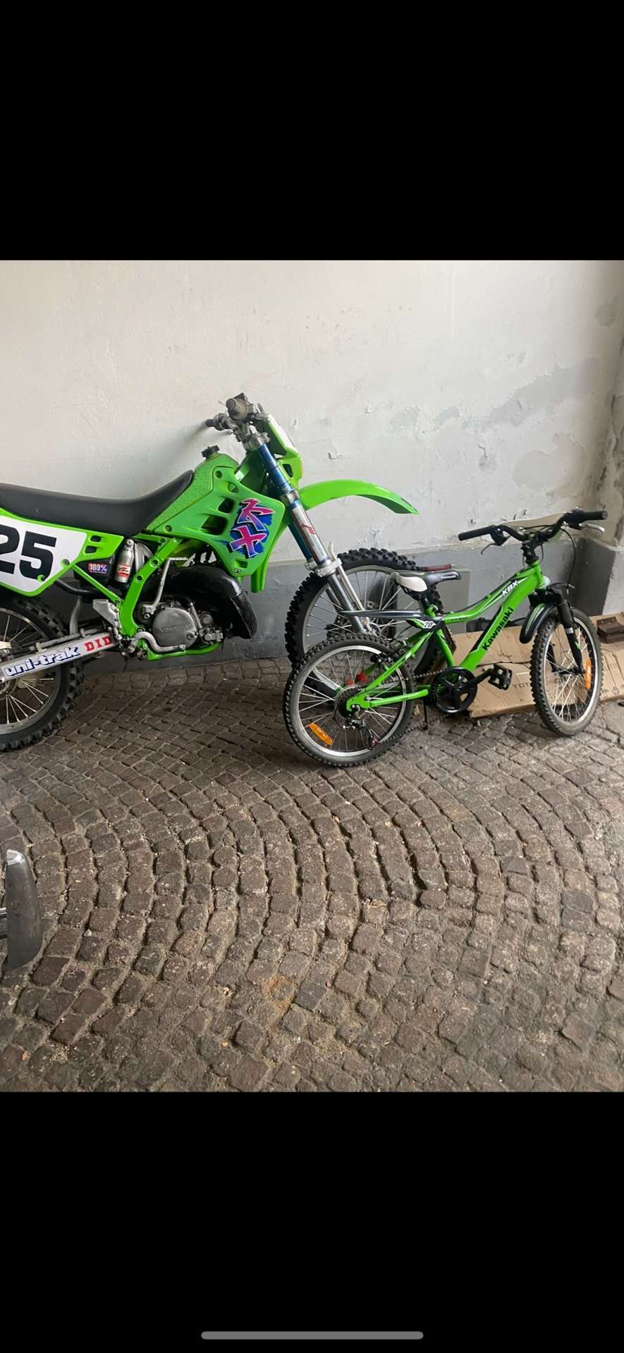 Kawasaki KX 250immmatricolata targa e libretto origimali