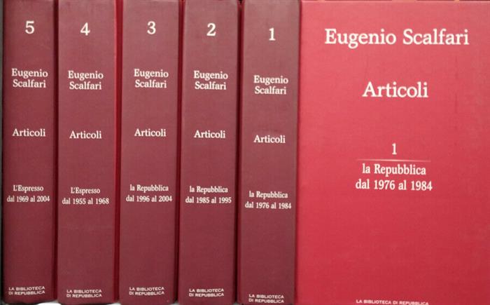 EUGENIO SCALFARI - ARTICOLI - LA BIBLIOTECA DI REPUBBLICA