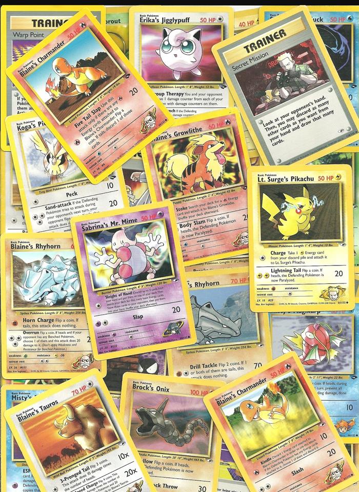 LOTTI DI CARTE POKEMON E GIOCHI PER GAMEBOY POKEMON