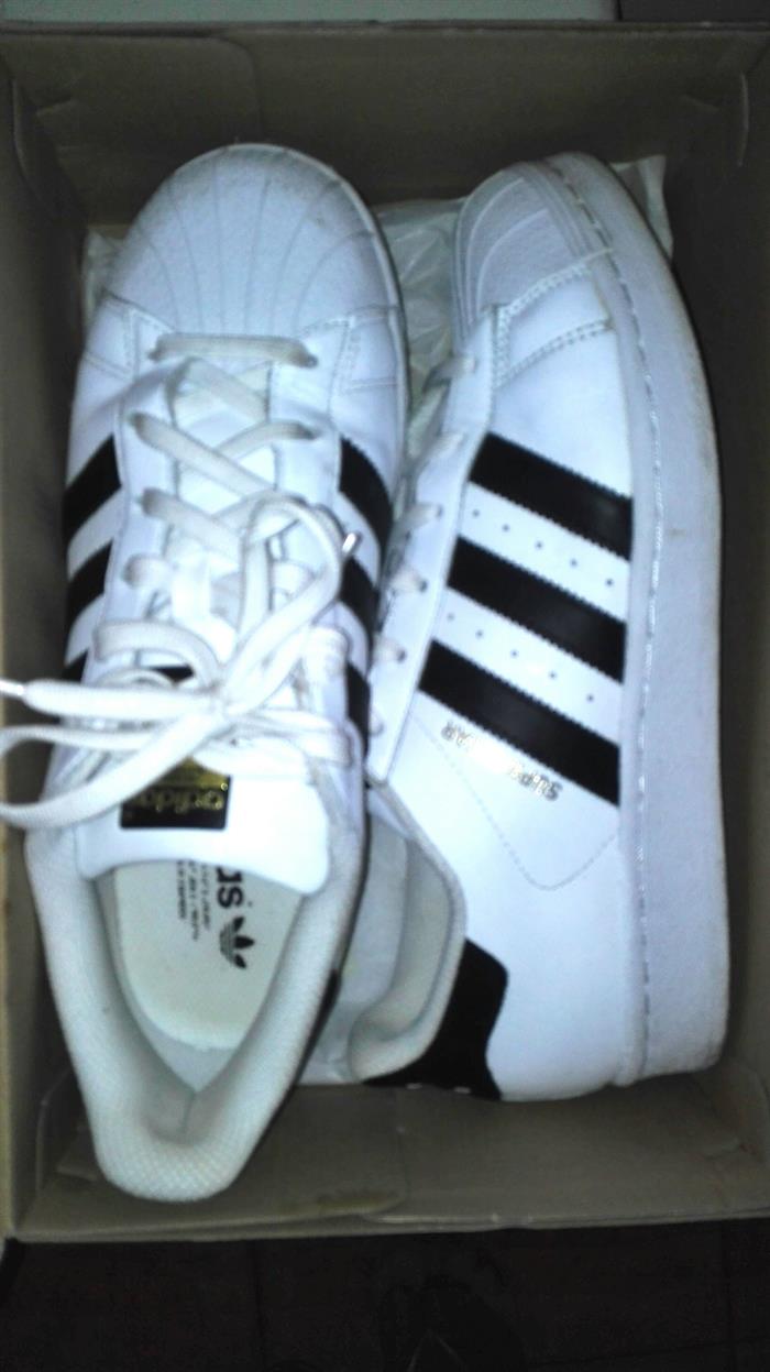 ADIDAS SUPERSTAR ORIGINALI B/N N.39