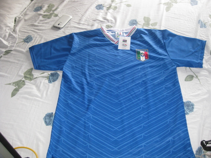 MAGLIA ITALIA TG S. ORIGINALE OLOGRAMMA FIGC CONCORSO TRE VALLI