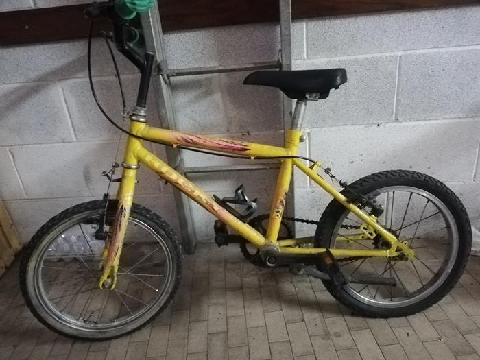 BICI GIALLA PER BAMBINO