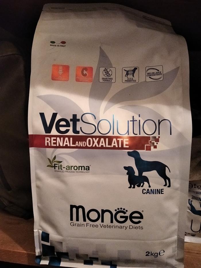 MONGE VETSOLUTION RENAL AND OXALATE CROCCHE CANE