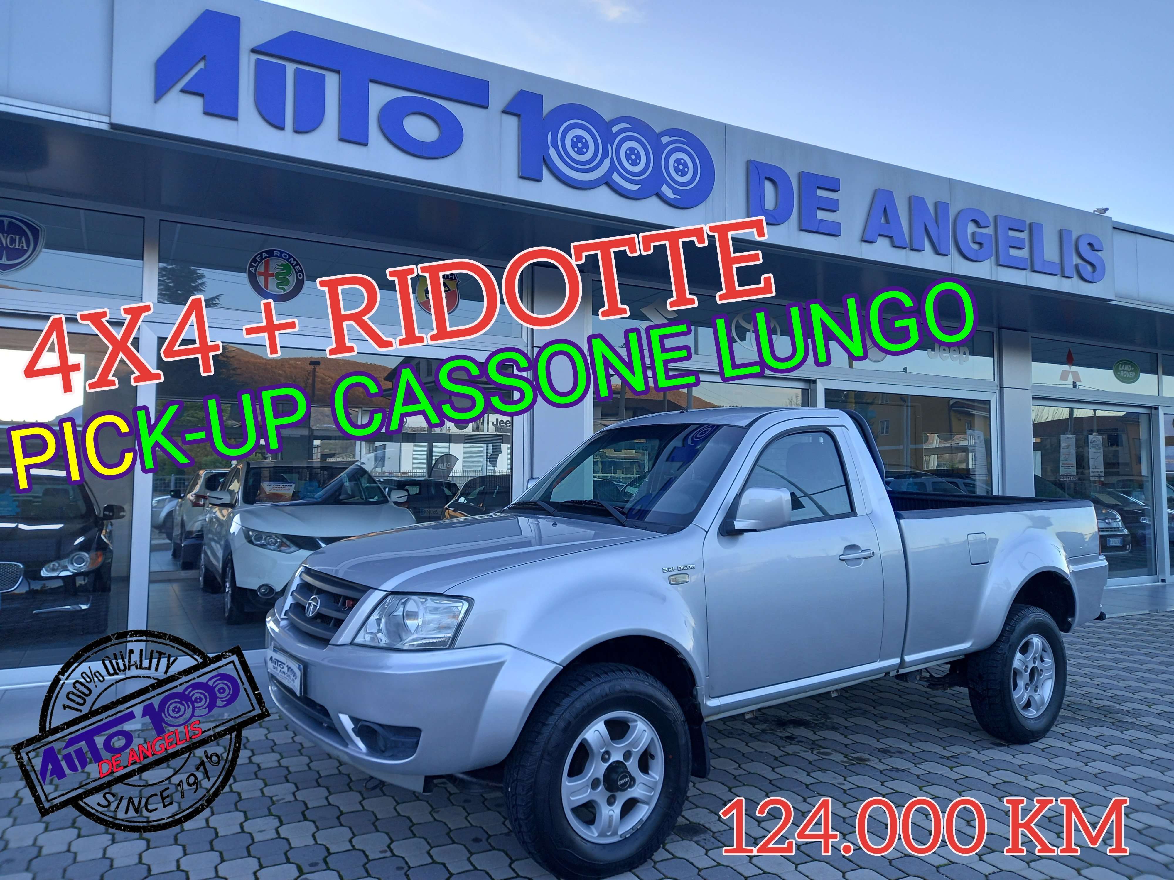 Tata Pick-UpPICK UP DICOR 4x4 + RIDOTTE CASSONE LUNGO + VASCA