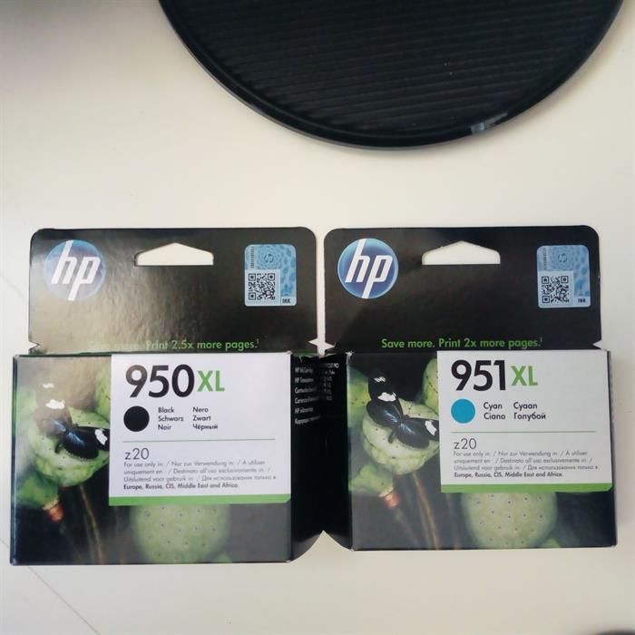 CARTUCCE HP 950XL NERO HP951XL CIANO