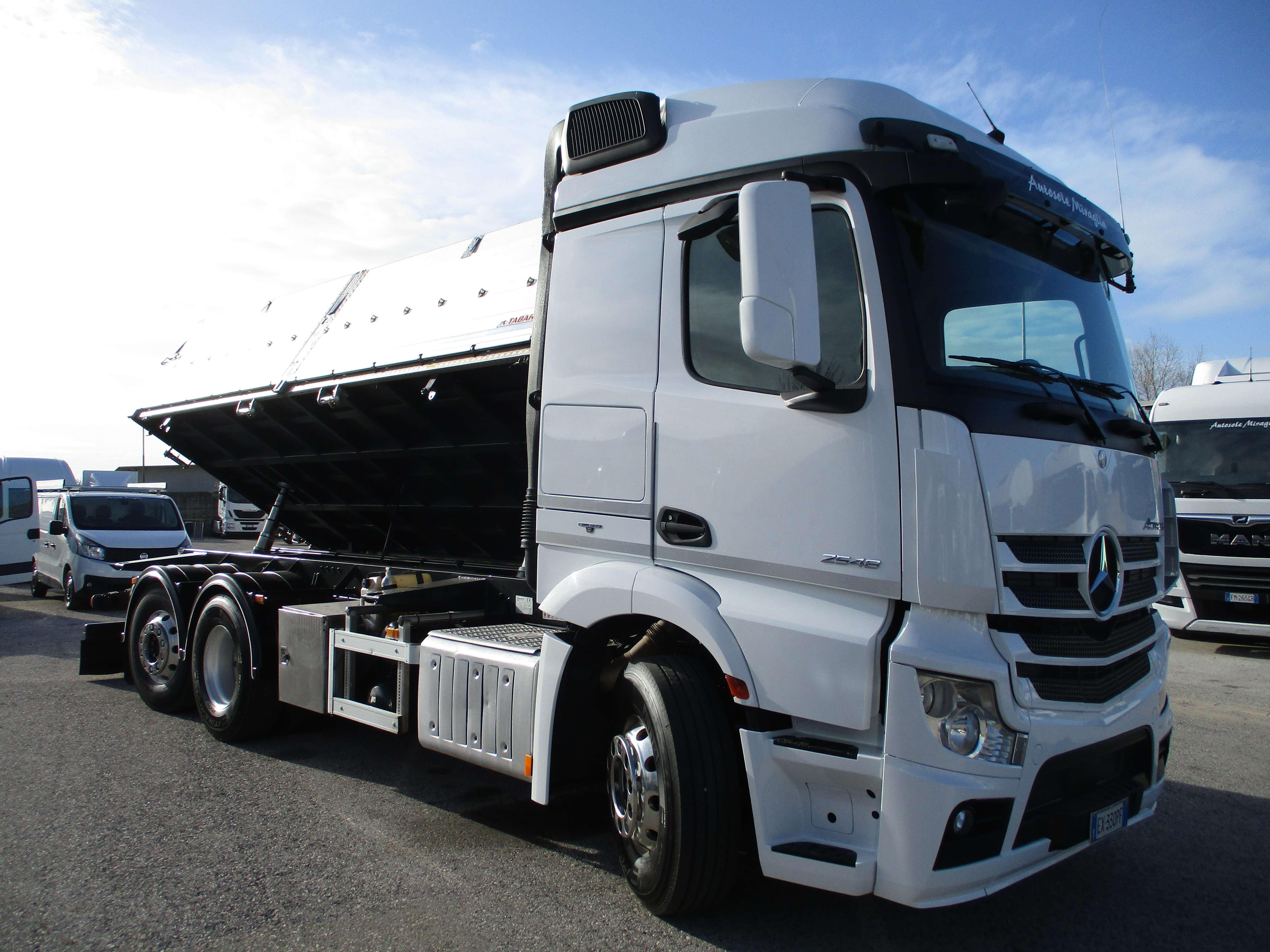 Mercedes-Benz Actros25-48 EURO 6 RIBALTABILE BILATERALE INOX ACQUATARD