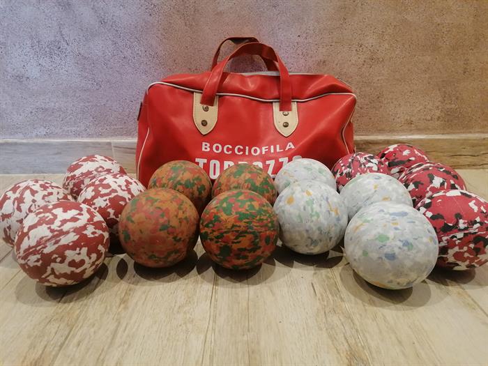 SET 16 BOCCE VINTAGE PROFESSIONALI