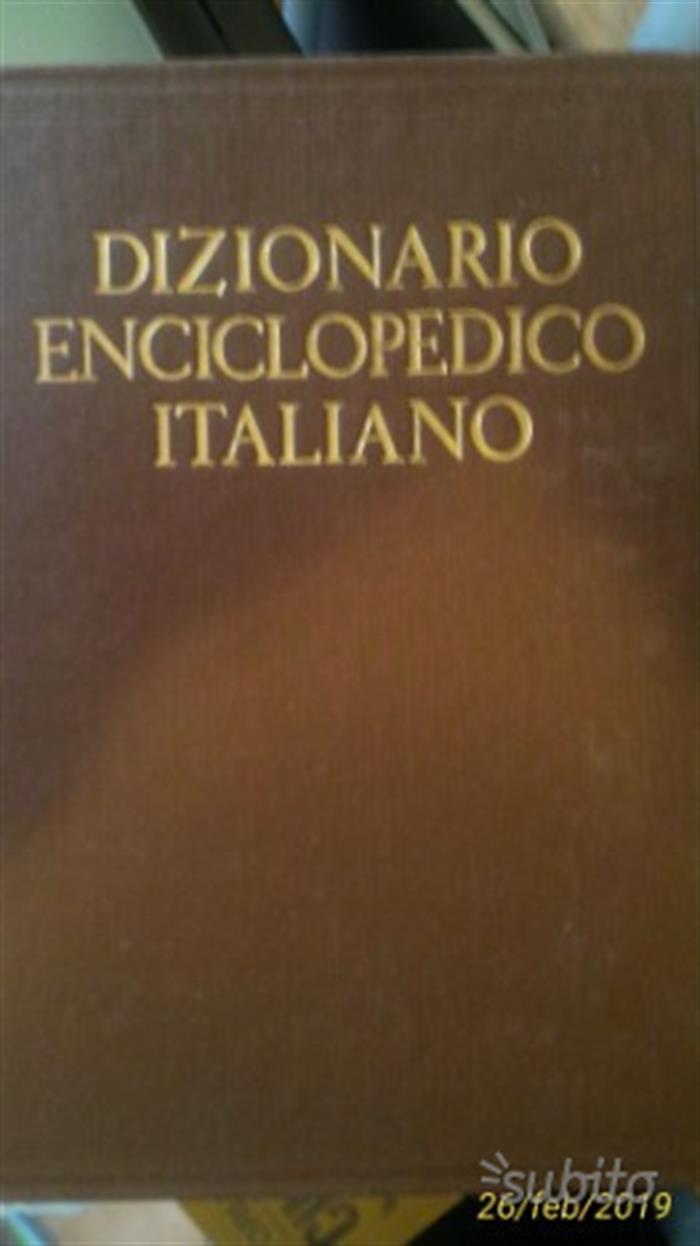 DIZIONARIO ENCICLOPEDICO ITALIANO