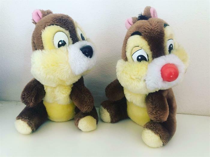 CIP E CIOP COPPIA PELUCHE DA COLLEZIONE 20 CM ORIGINALI DISNEY DISNEYLAND USA