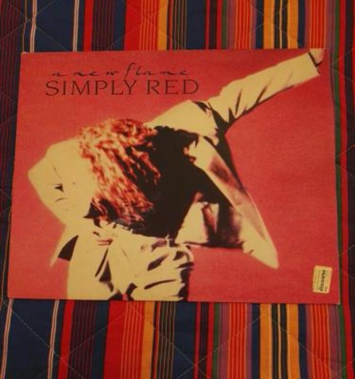 VINILE LP SIMPLY RED A NEW FLAME