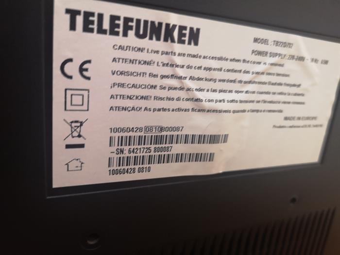 TV TELEFUNKEN 22"