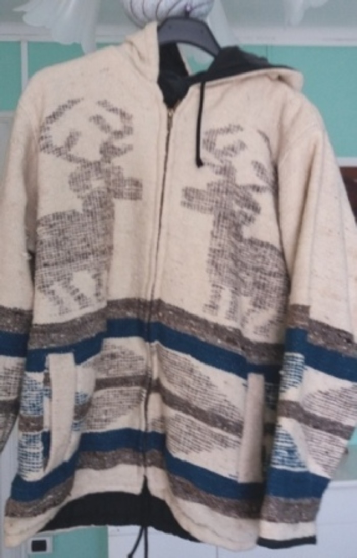 VENDO PONCHO LANA GUATEMALA TAGLIA 50