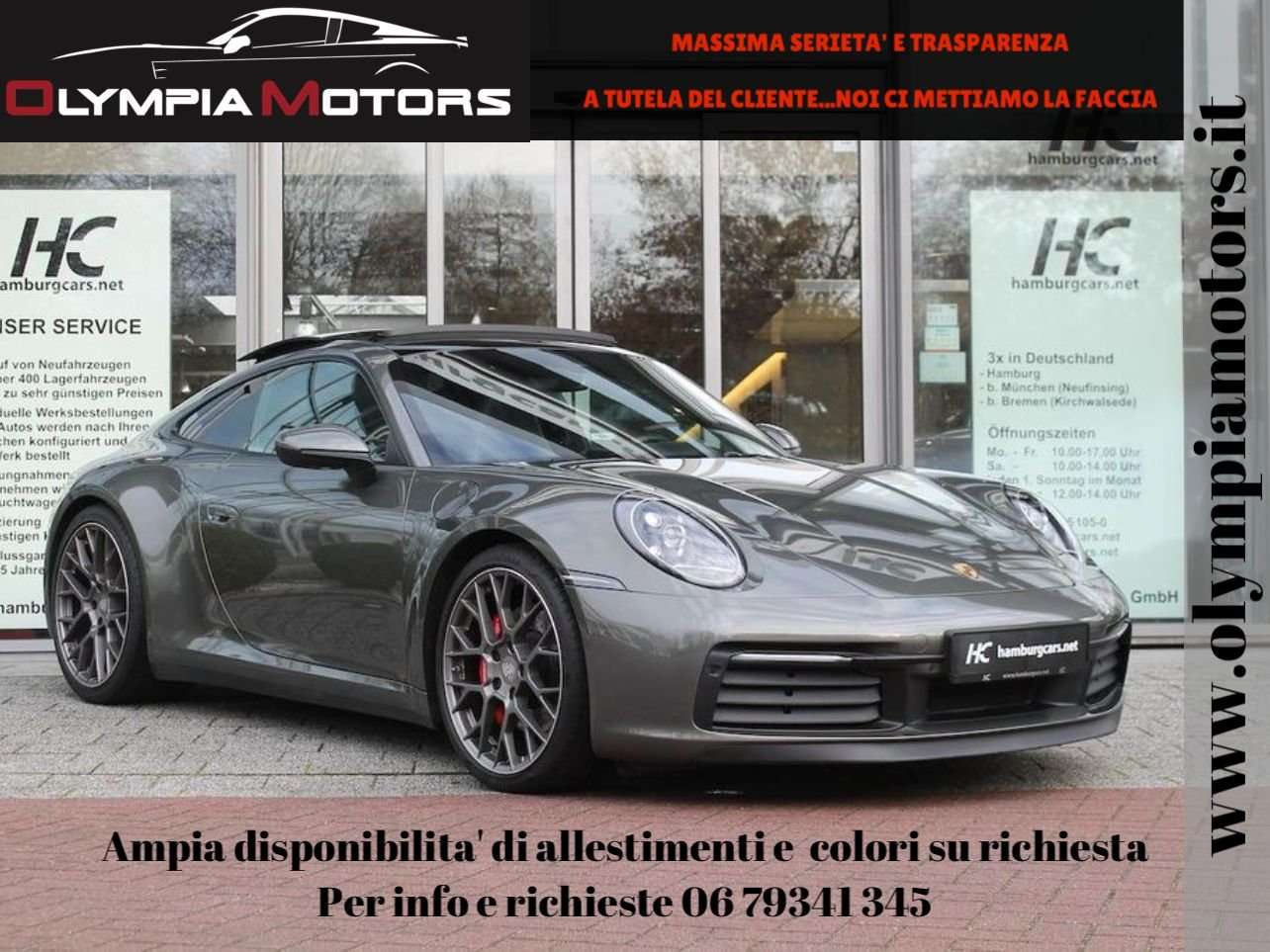 Porsche 992911 CARRERA 4S NAVI LED CHRONO 21 LED TETTO KAMERA