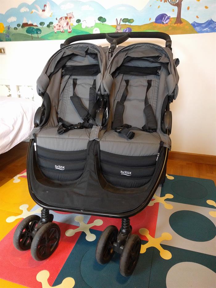 PASSEGGINO GEMELLARE BRITAX B-AGILE DOUBLE 0-15 KG