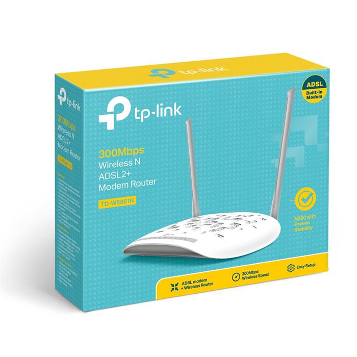 MODEM ROUTER ADSL2+ TP-LINK TD-W8961N