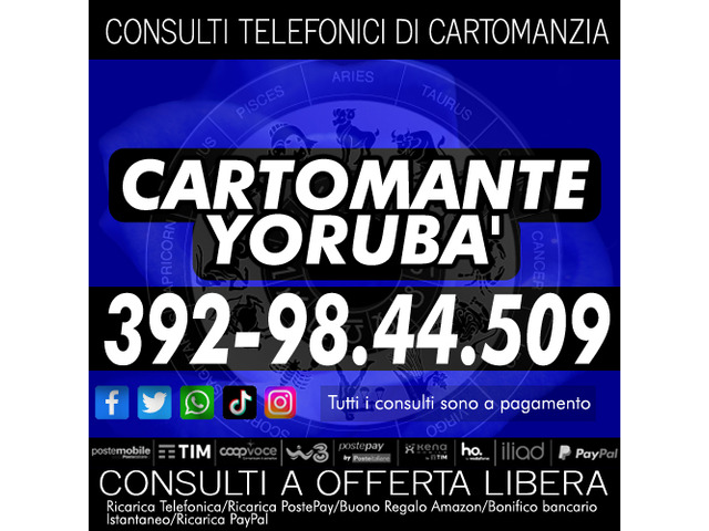 Studio di Cartomanzia il Cartomante YORUBÀ - Lettura dei Tarocchi