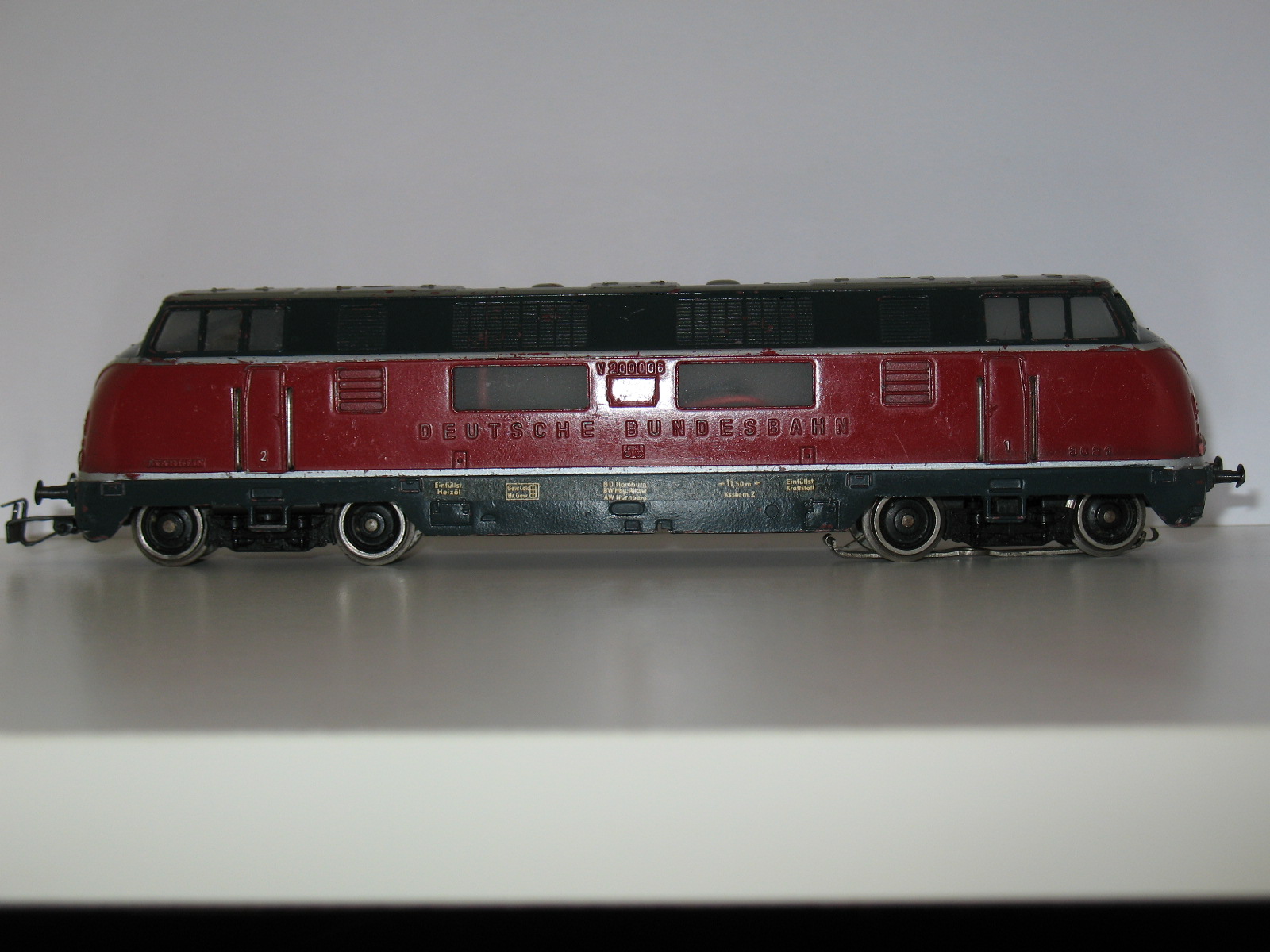 MARKLIN H0 3021.2 - LOCOMOTORE DIESEL DB V200 006 - ANNI 1957-1958