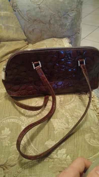 BORSA IN PELLE MARRONE FURLA