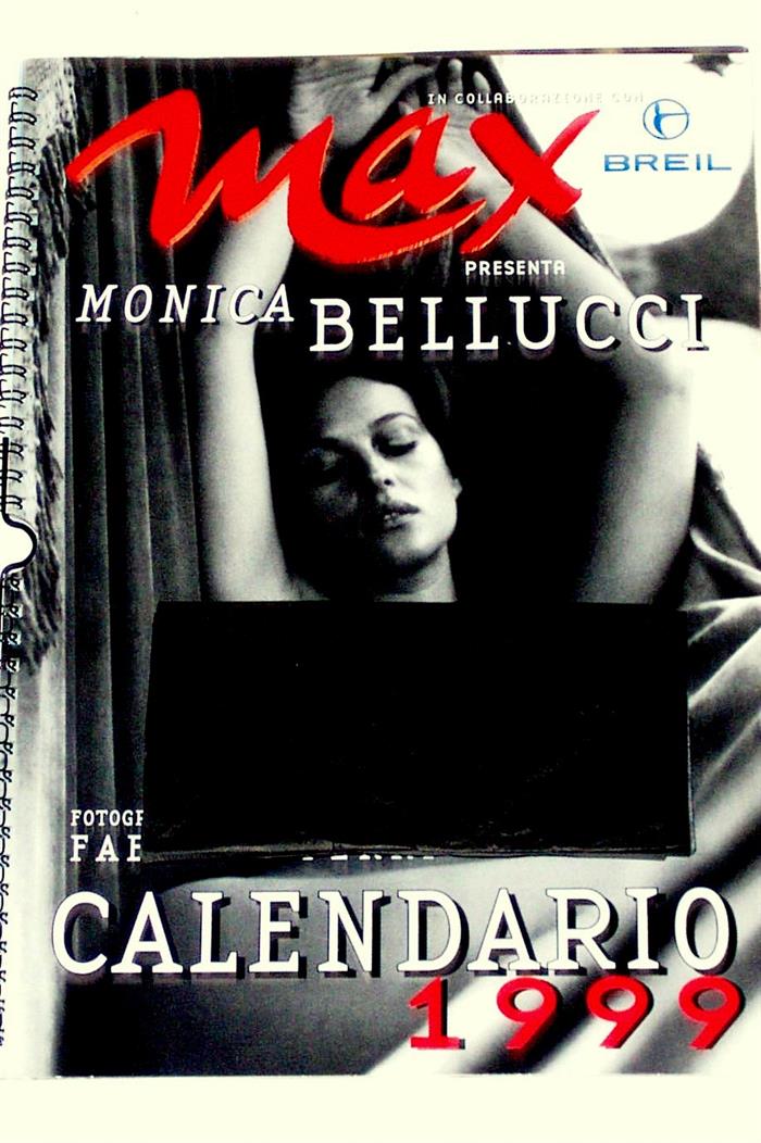 MAX 1999 CALENDARIO MONICA BELLUCCI.