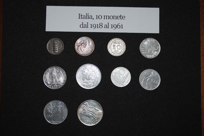 LOTTO DI 10 MONETE ITALIA 1918/1961