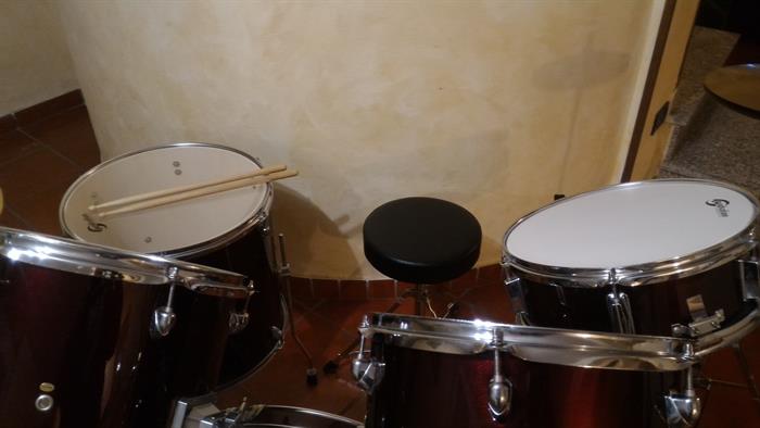 BATTERIA COMPLETA SOUNDSATION WINE RED