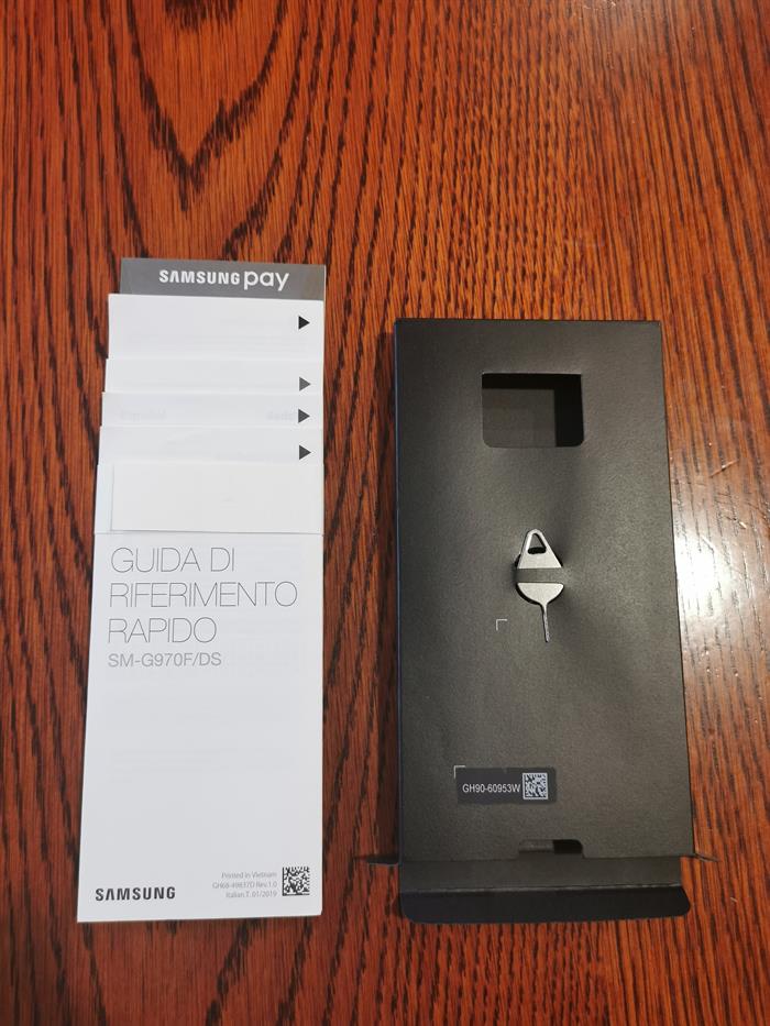 SAMSUNG GALAXY S10E NERO