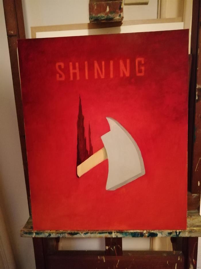 QUADRO LOCANDINA CINEMA "SHINING"