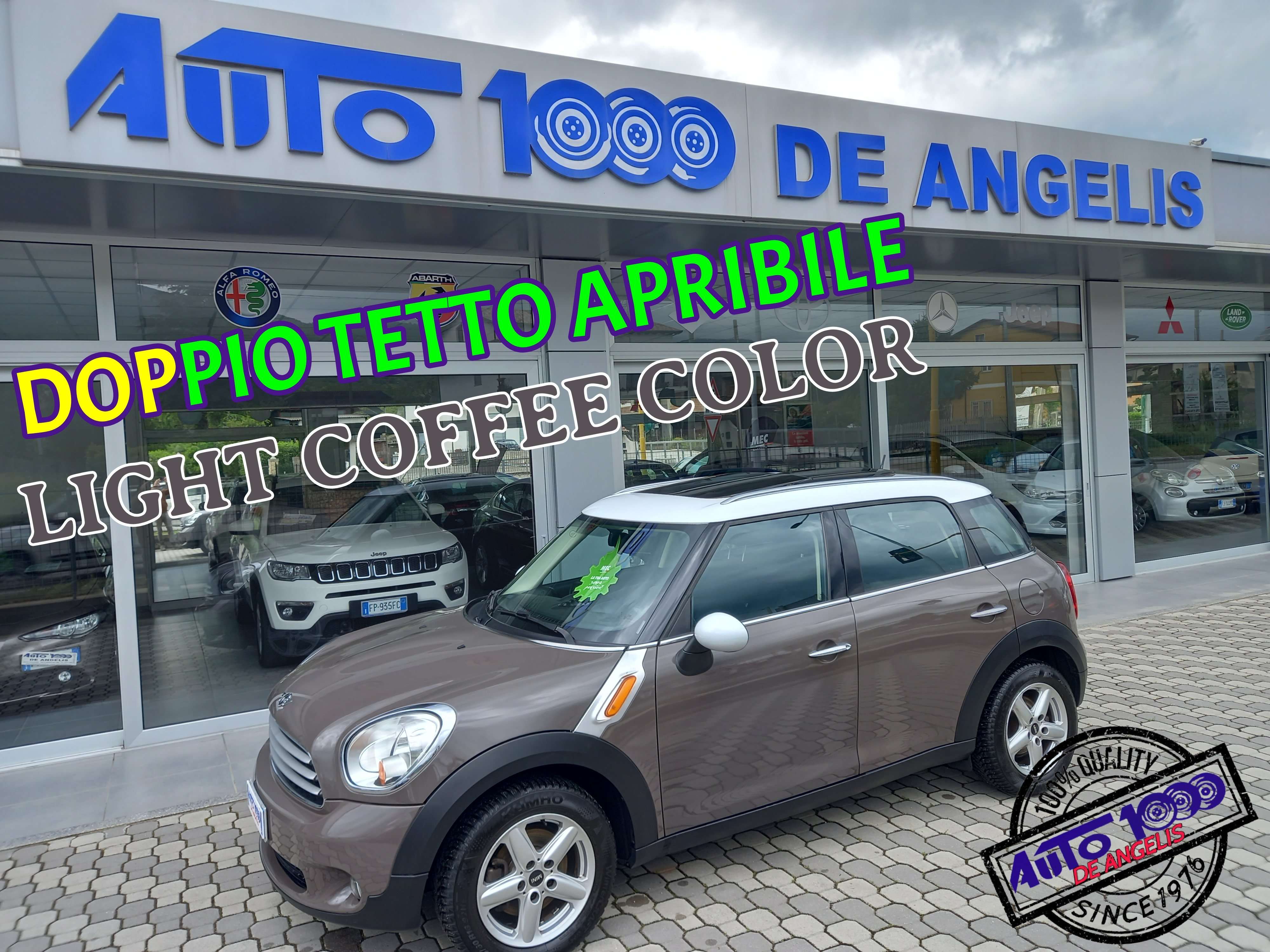 MINI Cooper D Countryman1.6 BI COLORE * DOPPIO TETTO APRIBILE PANORAMICO*