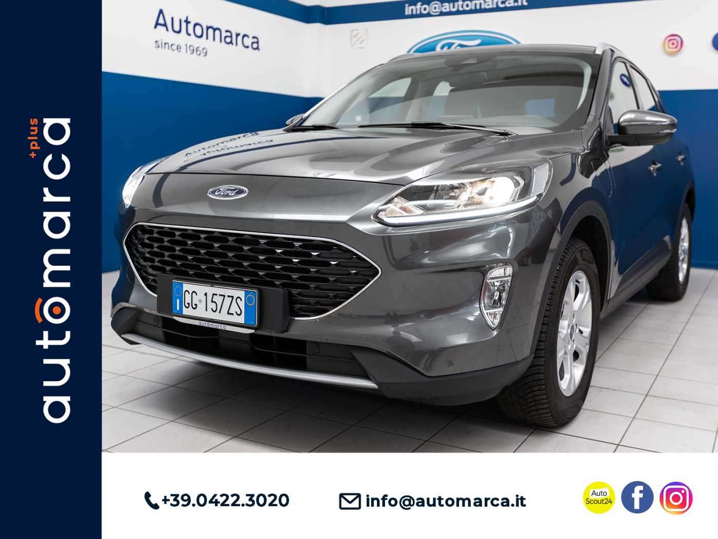 Ford Kuga3ª serie 2.5 Plug In Hybrid 225 CV CVT 2WD Connect