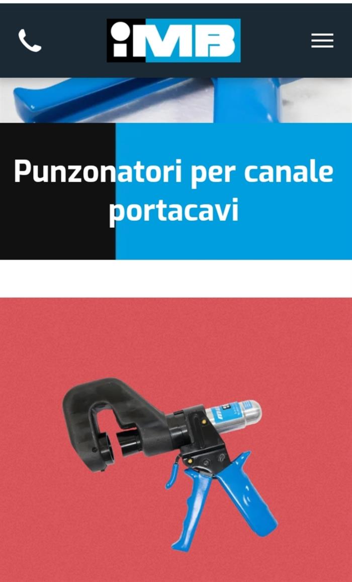 PUNZONATRICE PER CANALI PORTACAVI