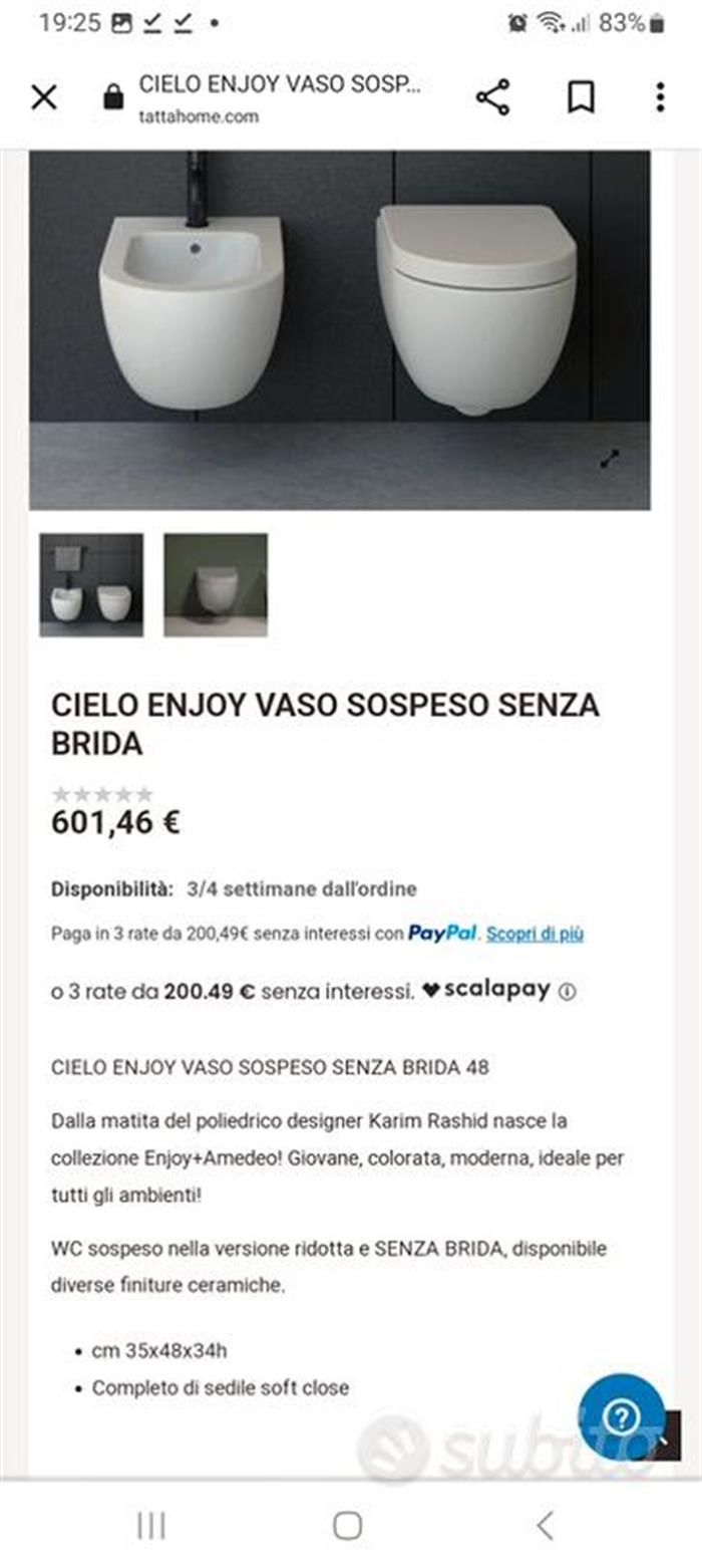 CIELO ENJOY SOSPESI WATER