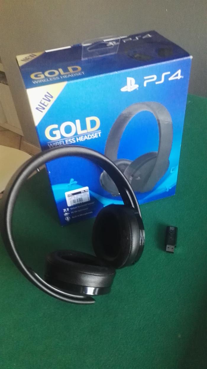 CUFFIE PS4 SONY GOLD WIRELESS