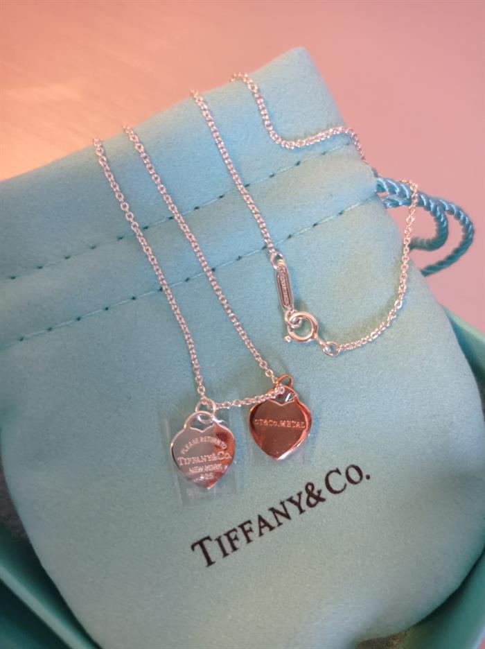 COLLANA DOPPIO CUORE ORIGINALE RETURN TO TIFFANY