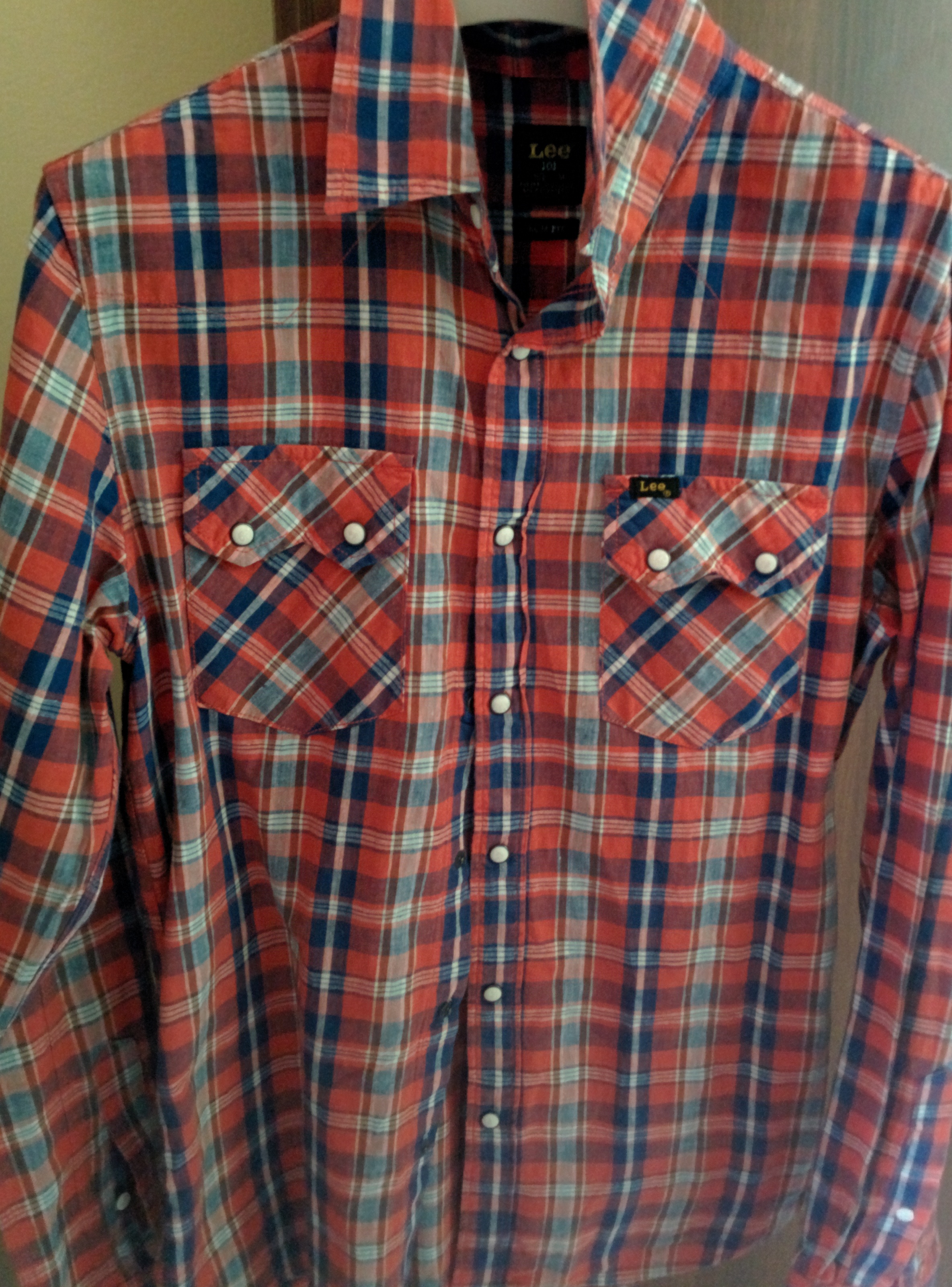 STUPENDA CAMICIA LEE ORIGINALE QUADRETTI VINTAGE