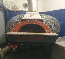 FORNO MACCHINA KEPAB BACNCO PIZZERIA CON FRIGO PALLINE  E FRIGO PORTA ALIMENTI PER CONDIRE LE PIZZE