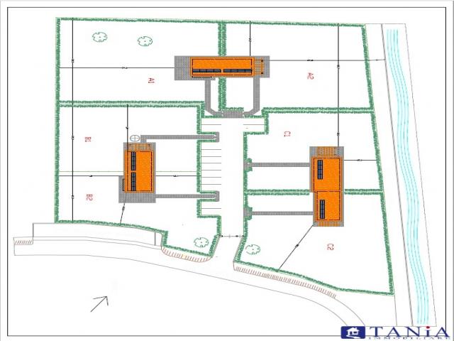 Porzione di bifamiliare in costruzione con 1000 metri di giardino a molicciara rif 4160