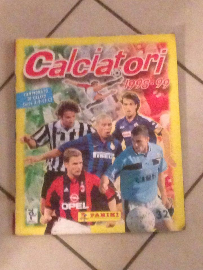 ALBUM CALCIATORI PANINI 1998-99