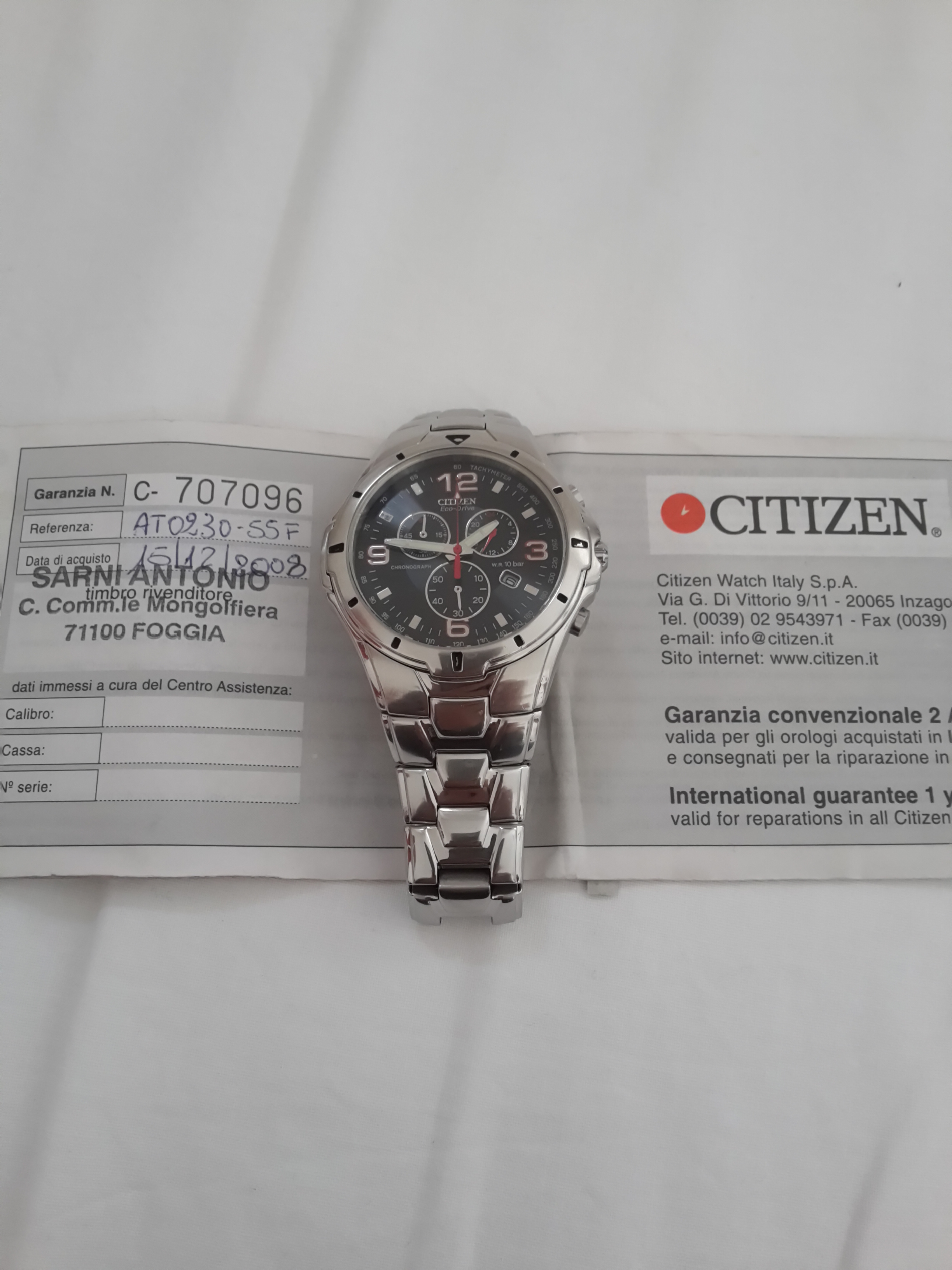 VENDO CITIZEN ECO-DRIVE