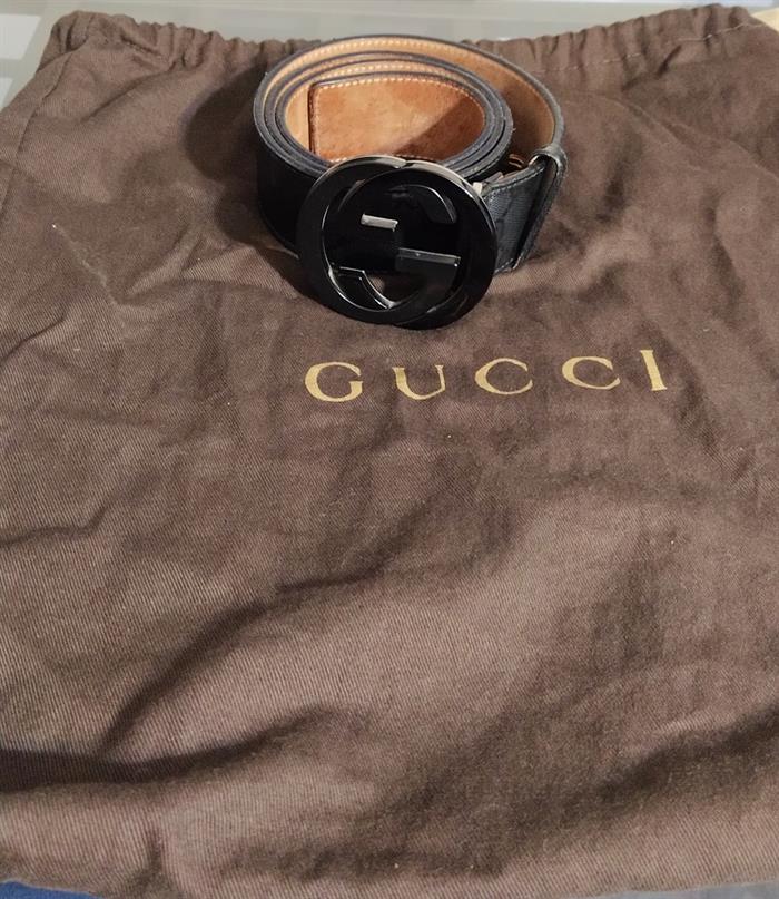 CINTA NERA GUCCI